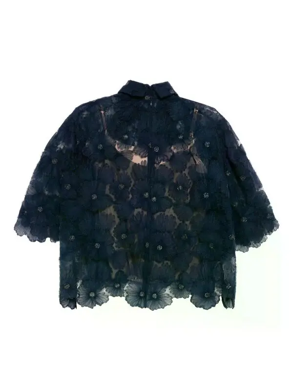 Biyan Floral-beaded Blouse