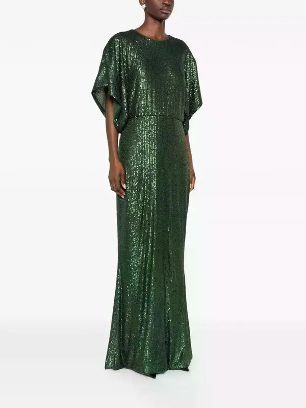 Norma Kamali Sequinned Maxi Dress