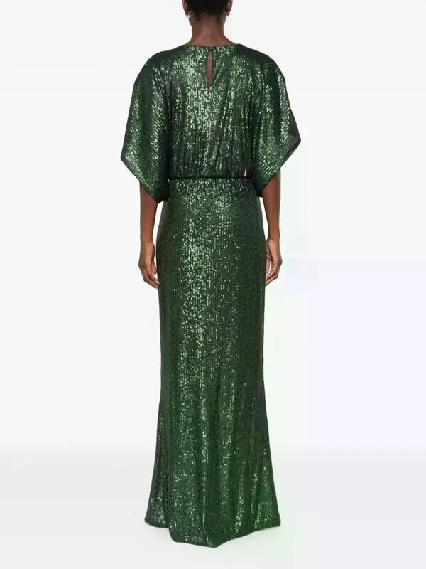 Norma Kamali Sequinned Maxi Dress