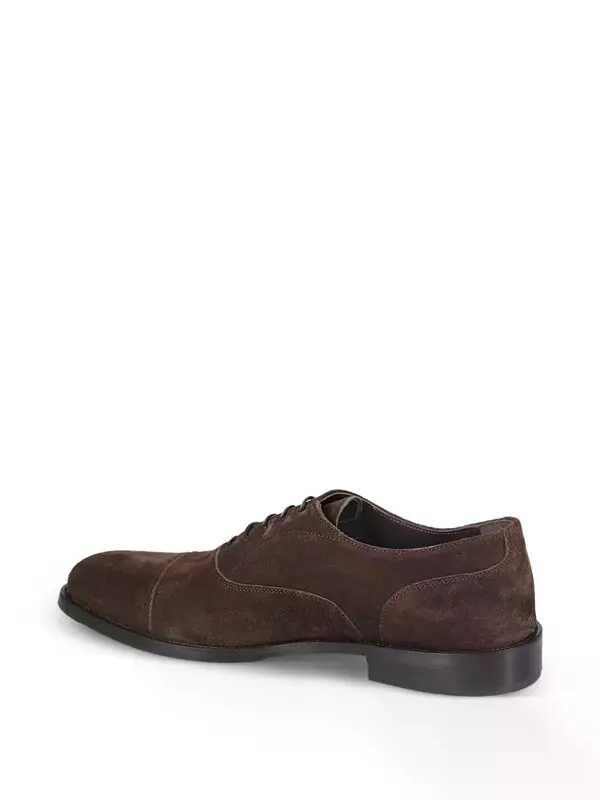BALDININI Cap-toe Suede Derby Shoes
