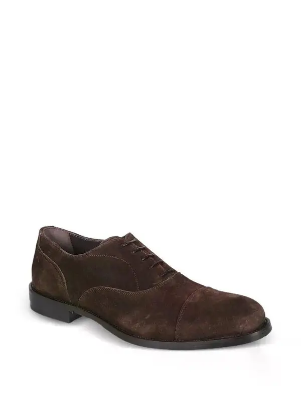 BALDININI Cap-toe Suede Derby Shoes