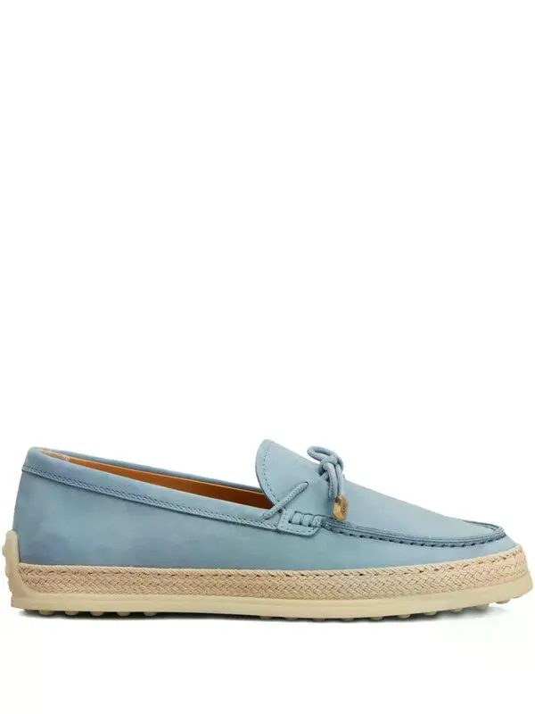 TOD'S Braided-trim Loafers