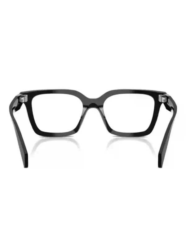 Prada Geometric-frame Glasses - Black