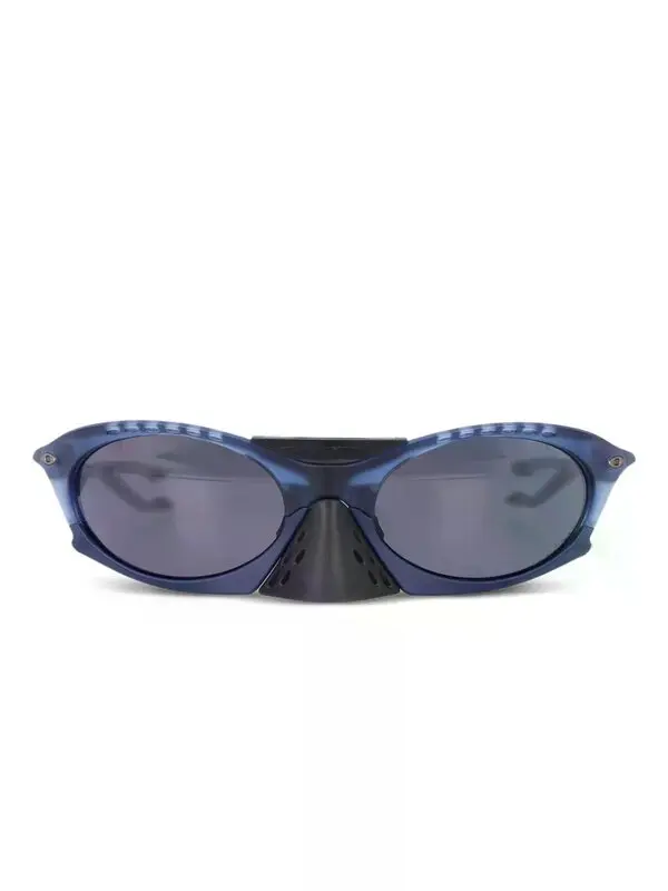 Oakley Plantaris Geometric Sunglasses - Blue