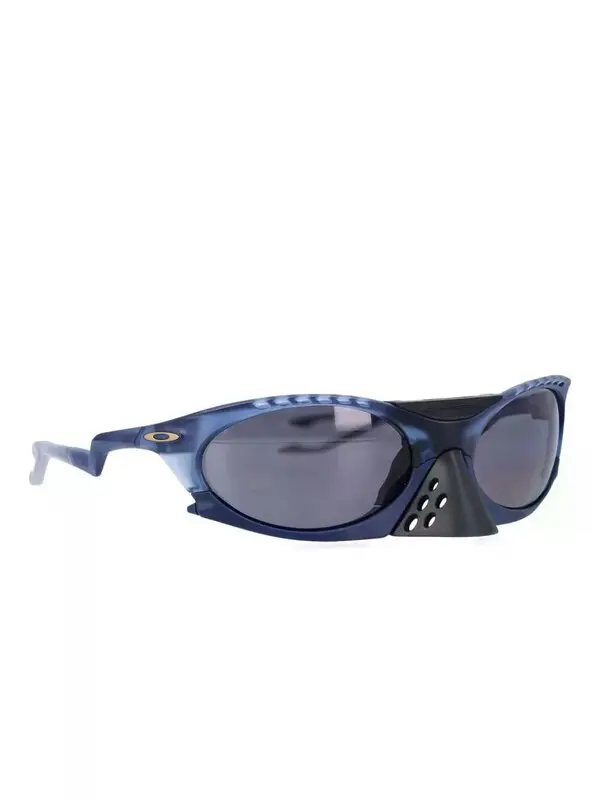 Oakley Plantaris Geometric Sunglasses - Blue