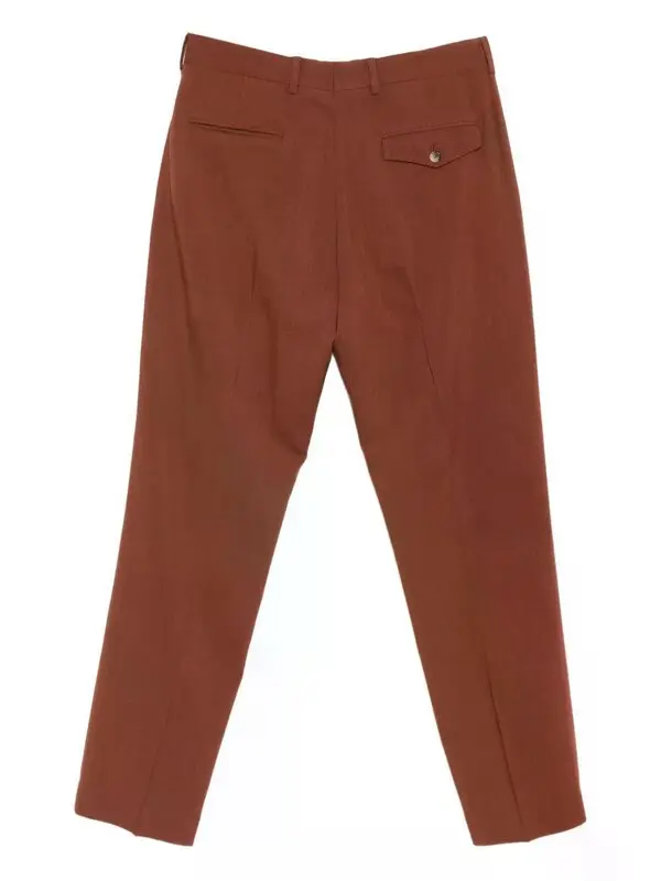 Paul Smith Wool Straight-leg Trousers - Brown