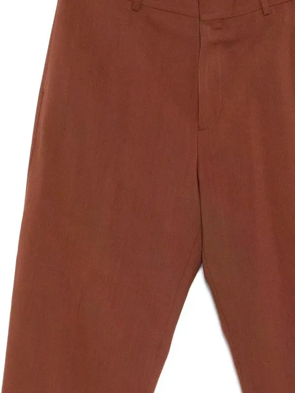 Paul Smith Wool Straight-leg Trousers - Brown