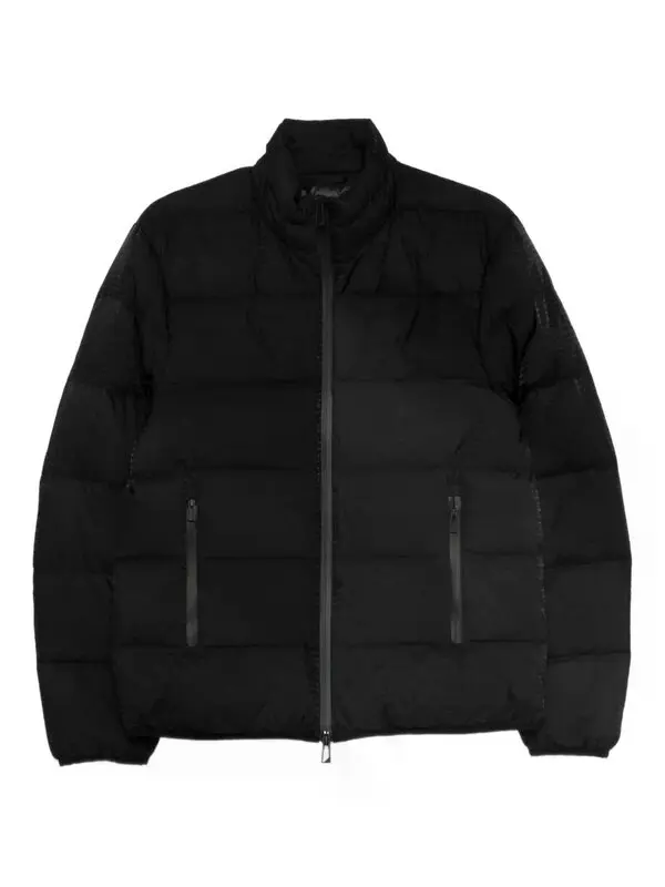 Emporio Armani Zip-up Padded Jacket - Black