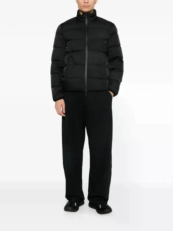 Emporio Armani Zip-up Padded Jacket - Black