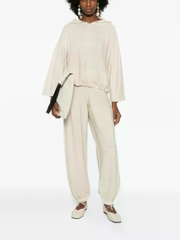 Fabiana Filippi Drawstrings Hem Sweater - Neutrals