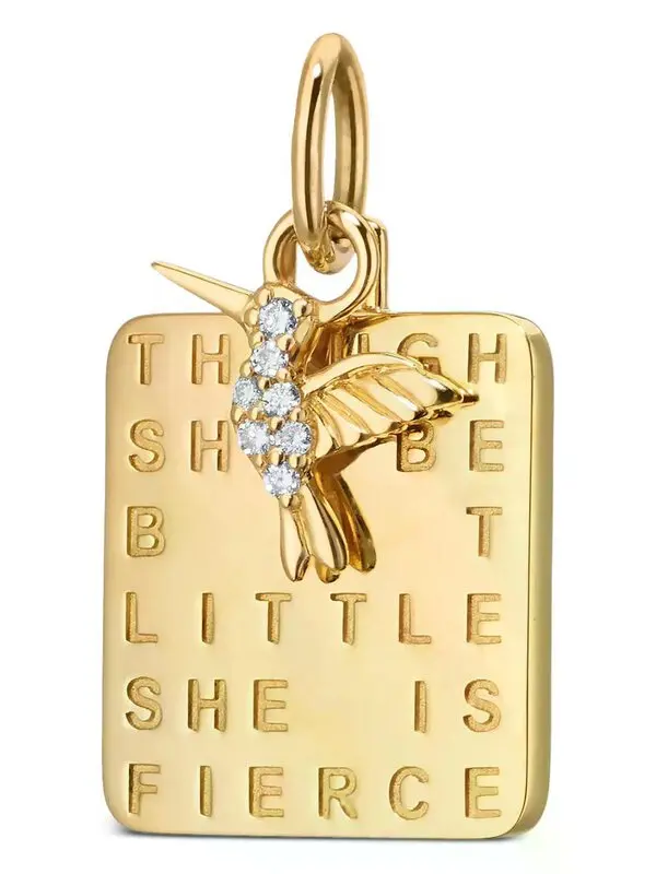 Monica Rich Kosann Diamond Fierce Charm - Gold