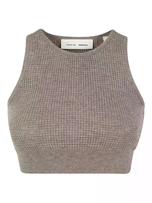 Fear Of God Waffle-knit Sleeveless Top
