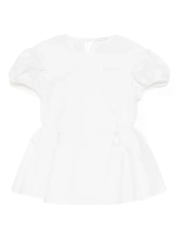 Cecilie Bahnsen Top With Tie Fastening - White