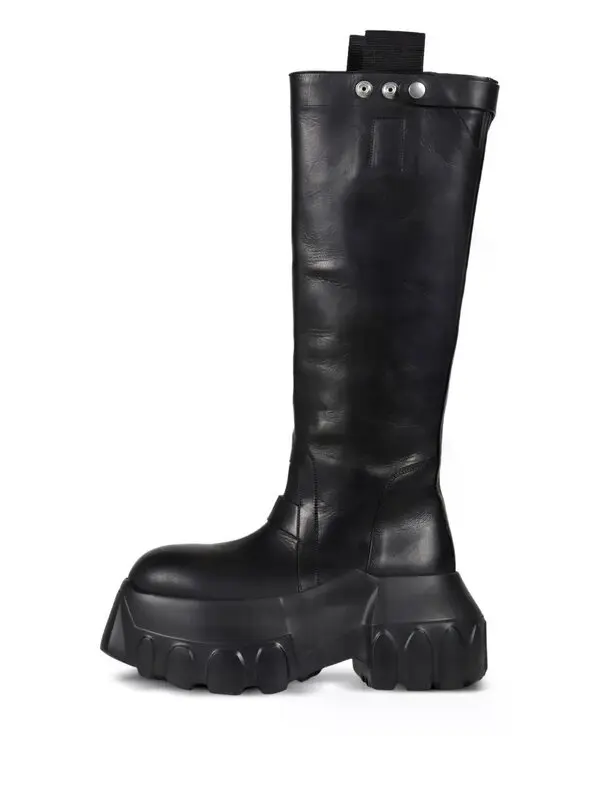 Rick Owens Leather Knee-high Boots