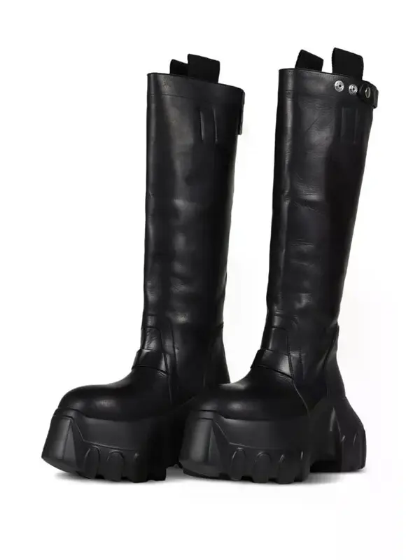 Rick Owens Leather Knee-high Boots