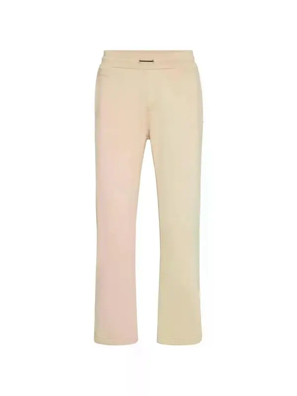 BILLIONAIRE Alcantara Stripes Logo-patch Track Pants - Neutrals