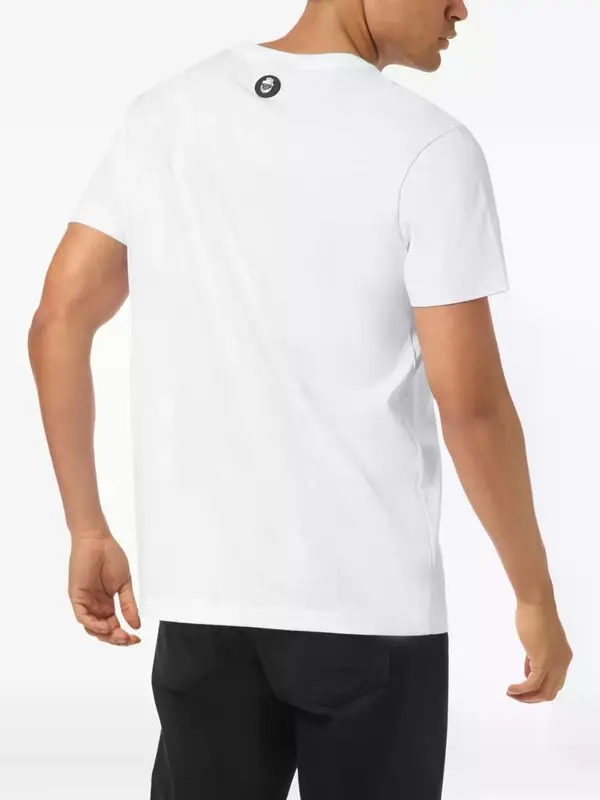 BILLIONAIRE Ss Lion-print Crew-neck T-shirt