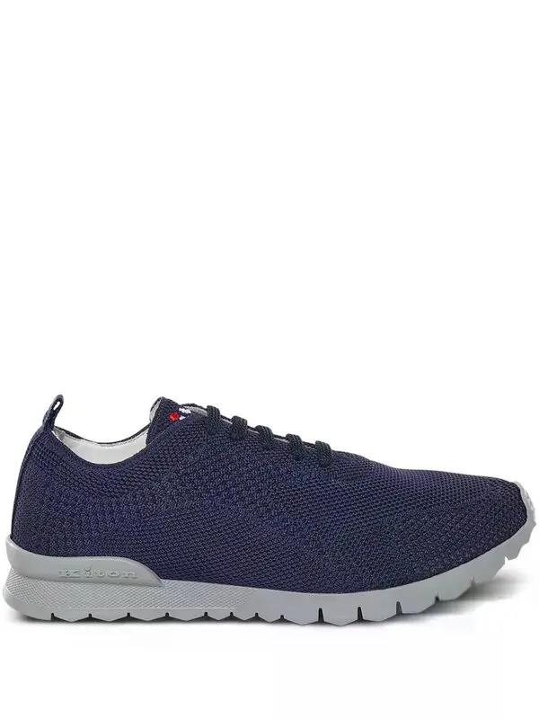 Kiton Textured Low Top Sneakers