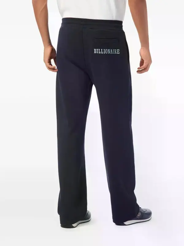 BILLIONAIRE Logo-embroidered Track Pants - Blue
