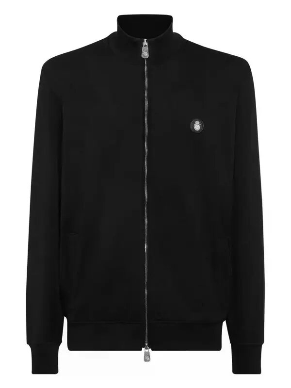BILLIONAIRE Logo-plaque Zip-up Sweatshirt