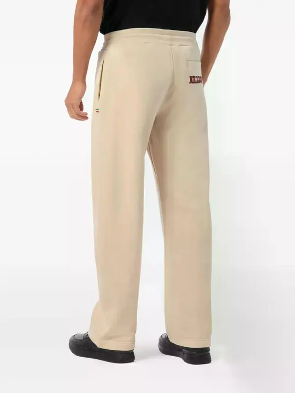BILLIONAIRE Logo-embroidered Track Pants - Neutrals