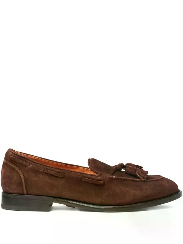 Ralph Lauren Purple Label Tassel Loafers - Brown