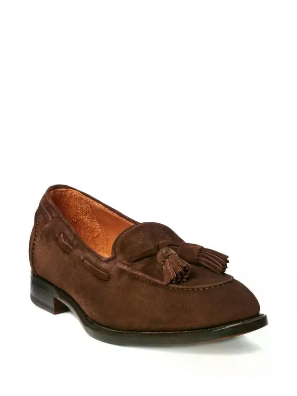 Ralph Lauren Purple Label Tassel Loafers - Brown