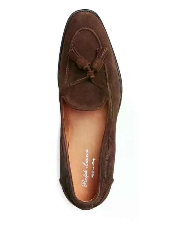 Ralph Lauren Purple Label Tassel Loafers - Brown