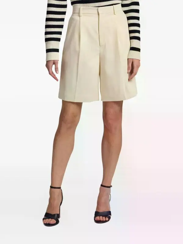 Ralph Lauren Minetta Pleated Shorts - Neutrals