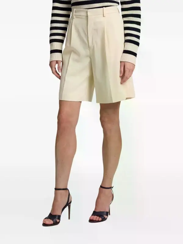 Ralph Lauren Minetta Pleated Shorts - Neutrals