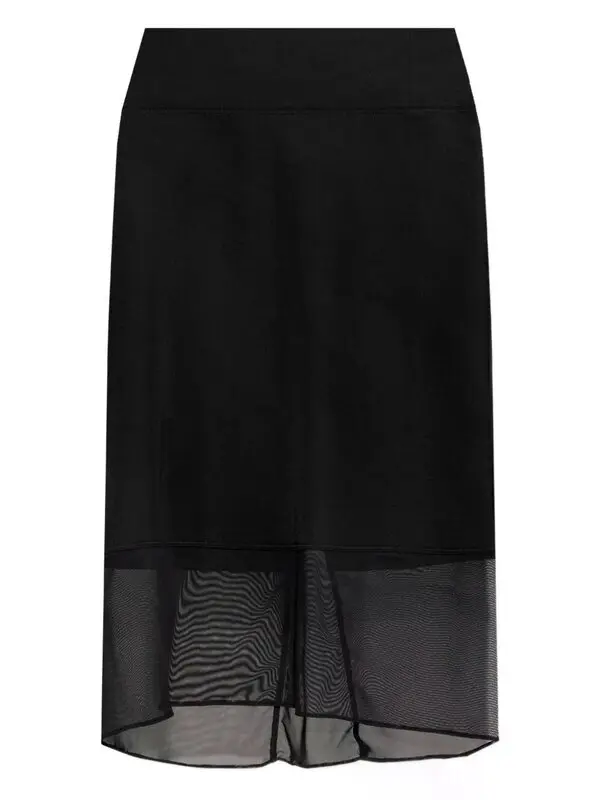IRO PARIS Mesh-panel Midi Skirt