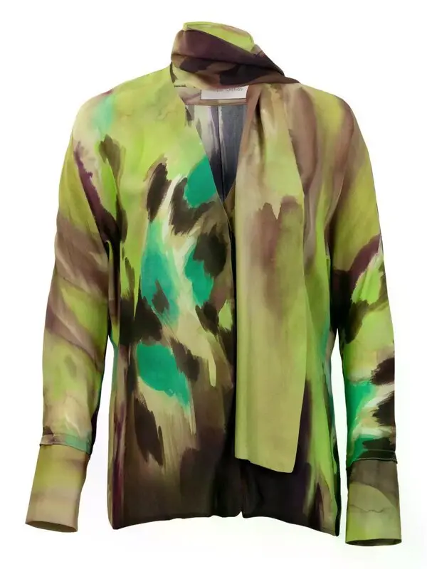 Silvia Tcherassi Jaboca Abstract Print Blouse