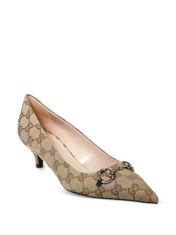Gucci Horsebit Point-toe Pumps