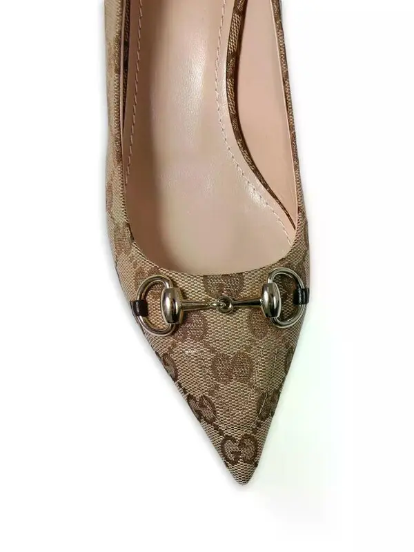 Gucci Horsebit Point-toe Pumps