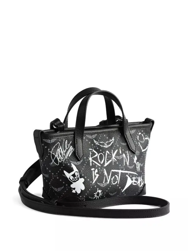 Zadig&Voltaire Z Shopper Mini Rock Tag Bag - Black