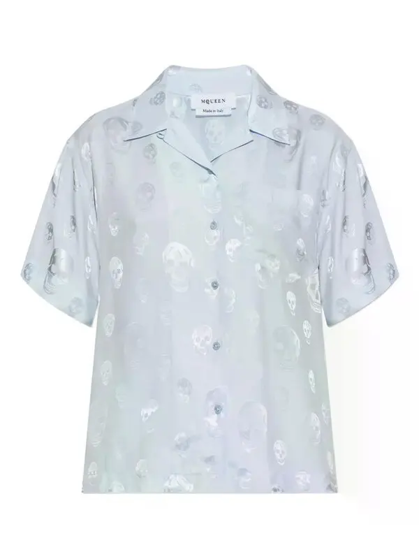 Alexander McQueen Skull-print Button-up Shirt