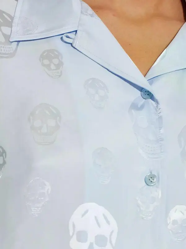 Alexander McQueen Skull-print Button-up Shirt