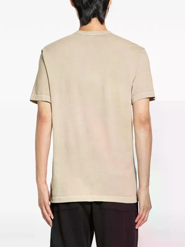 JAMES PERSE Crew Neck T-shirt - Neutrals