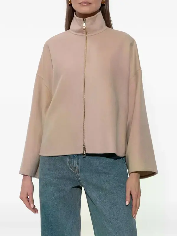 Fabiana Filippi Funnel-neck Zip Jacket