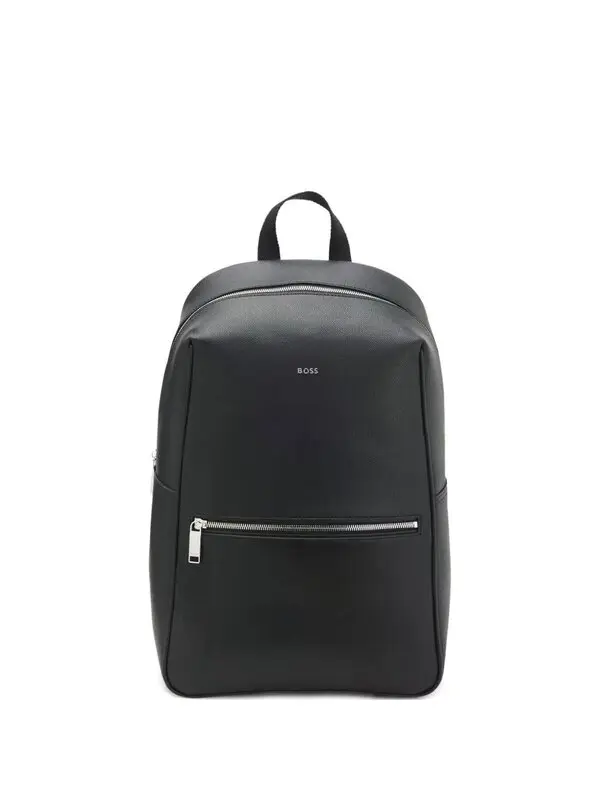 BOSS Backpack With Zip Closure - Black