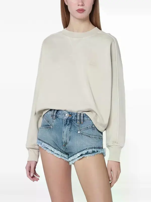Isabel Marant Étoile Embroidered Sweatshirt - Neutrals