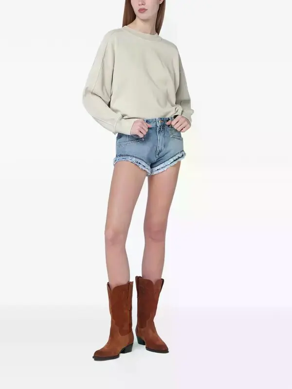 Isabel Marant Étoile Embroidered Sweatshirt - Neutrals