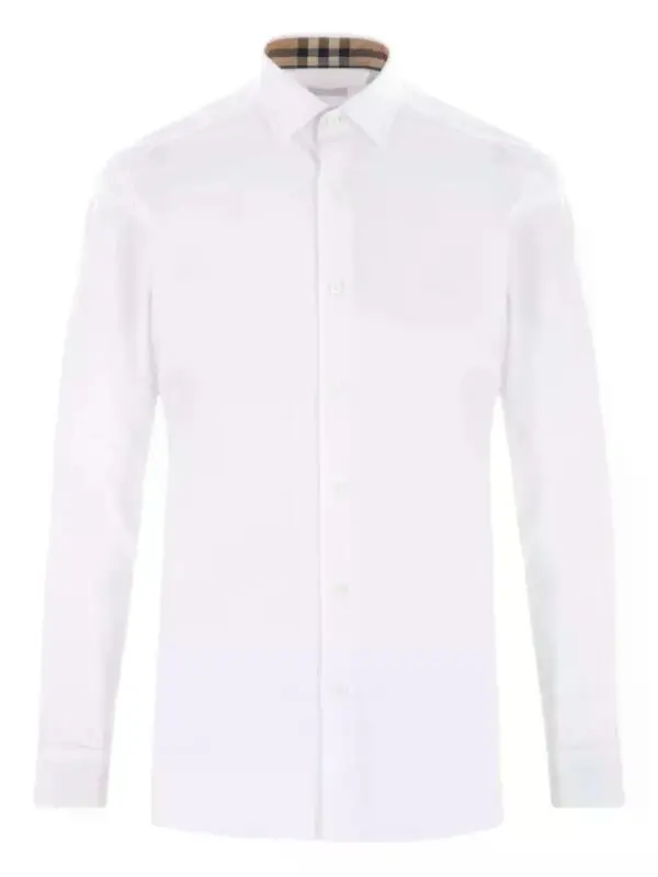 Burberry Long-sleeved Shirt - White
