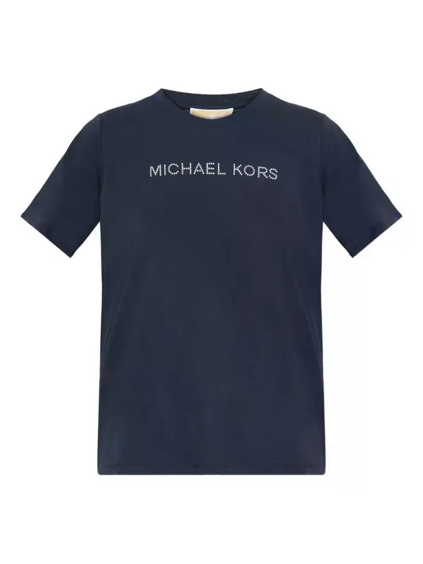 Michael Kors Logo Studded T-shirt - Blue