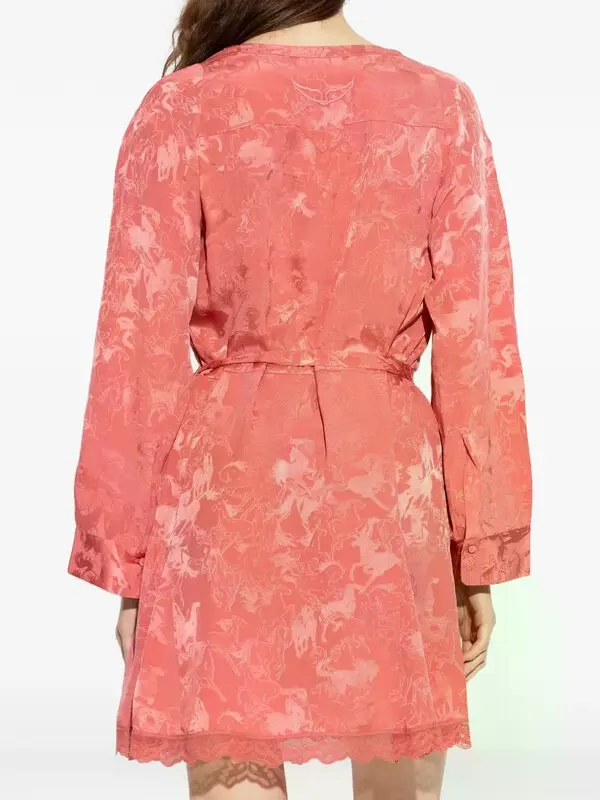 Zadig&Voltaire Printed V-neck Dress