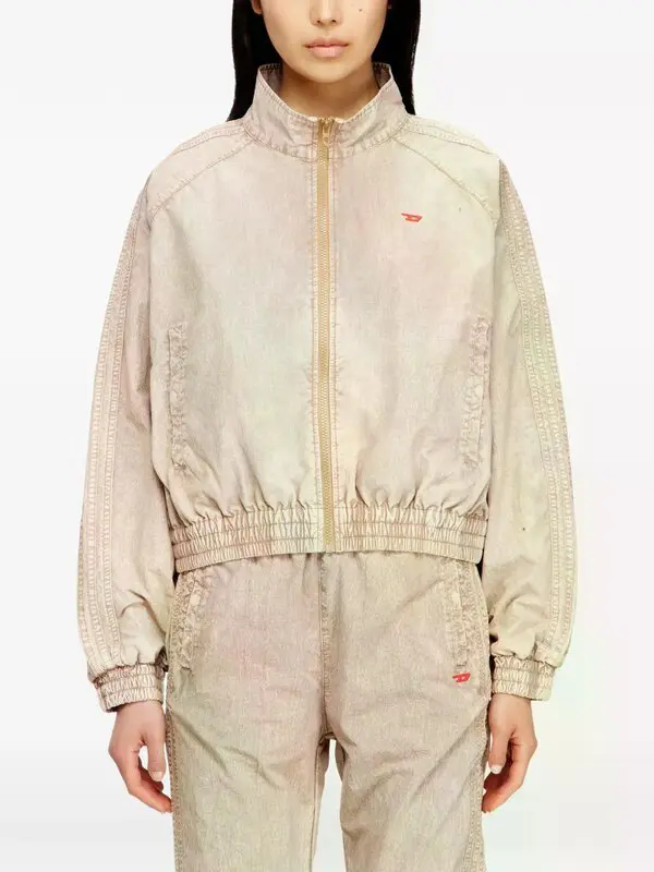 DIESEL® Mock-neck Jacket - Neutrals
