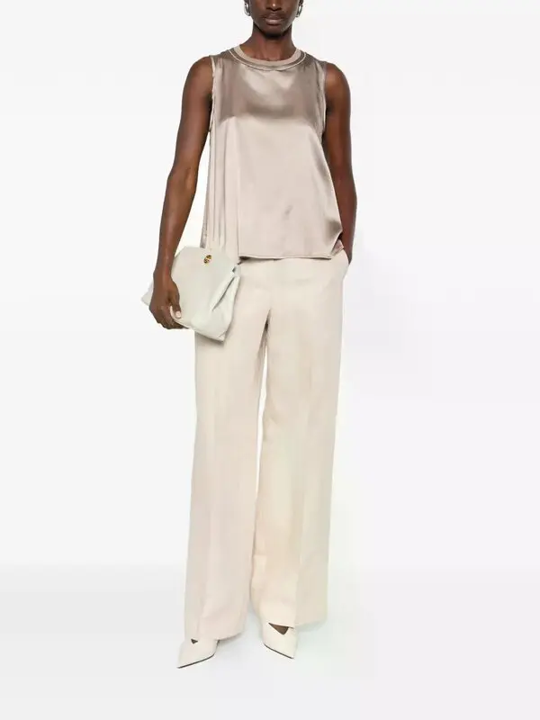 Peserico Keyhole Detail Top - Neutrals
