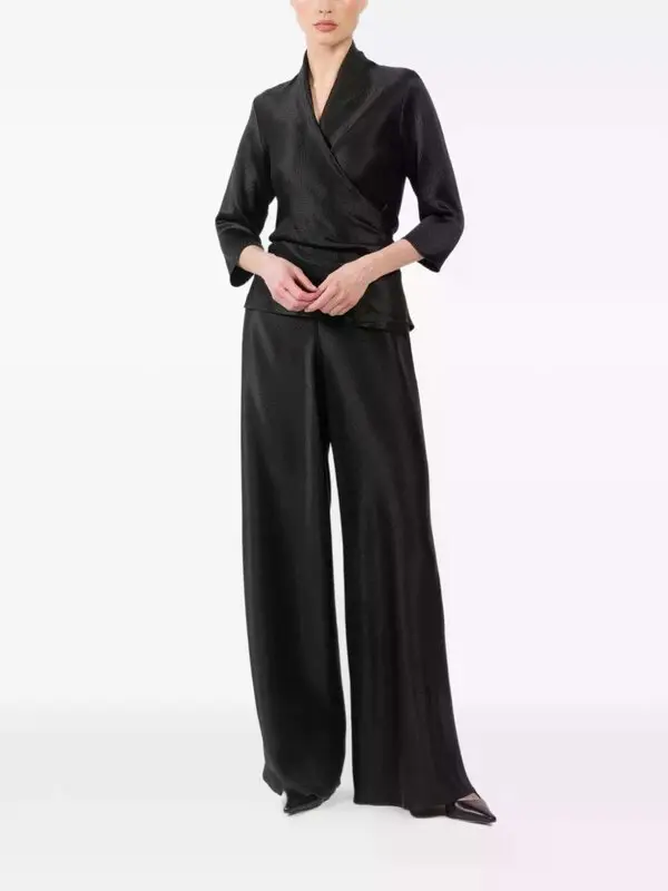 PETER COHEN Wrap Blouse