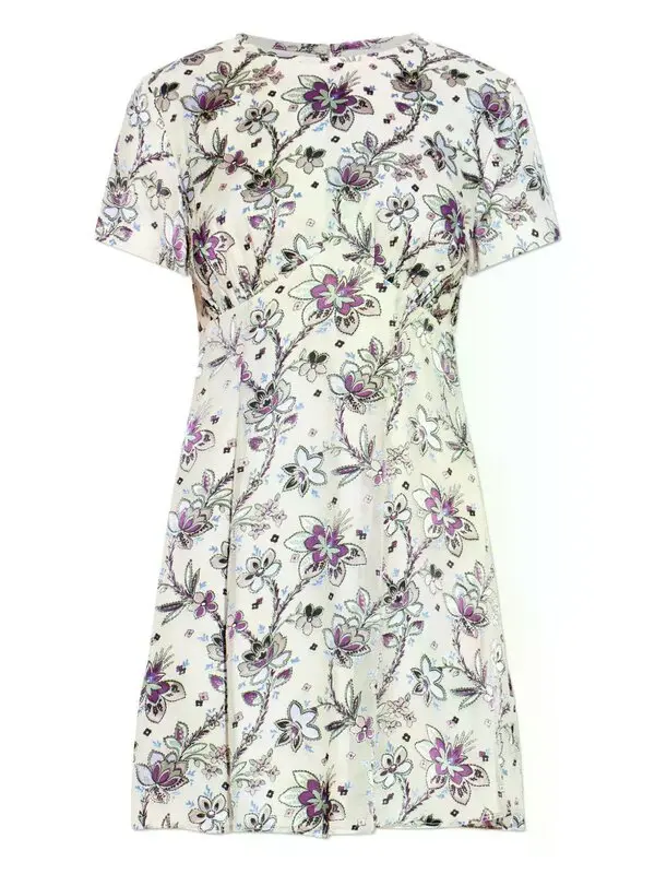 Kate Spade New York Floral Print Short-sleeve Dress