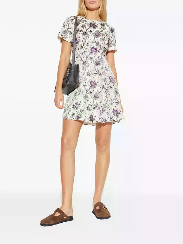 kate spade short dresses Floral Eyelet Mini Shirt Dress